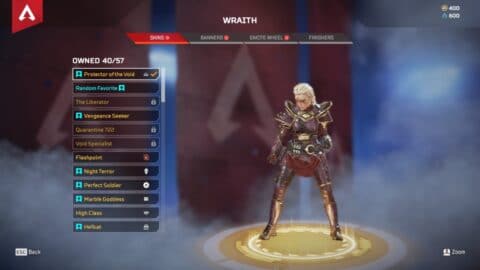 Apex Legends: All Legendary Wraith Skins, Ranked Worst to Best | High ...
