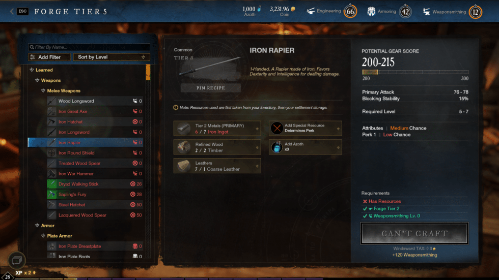 New World Crafting Guide | High Ground Gaming