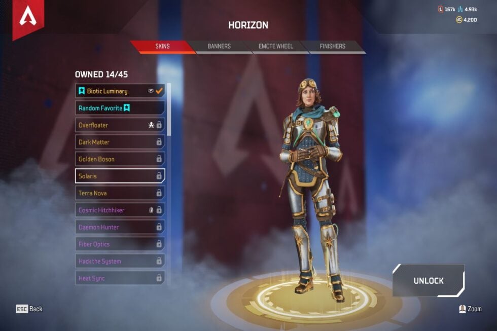 Best Horizon Skins: Apex Legends, Legendary Skins Ranked | HGG