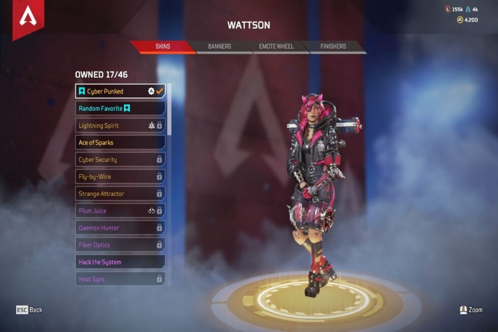 Best Wattson Skins in Apex Legends, All Legendary Skins Ranked