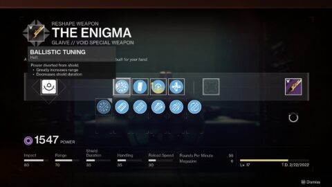 Destiny 2: The Best Perks for The Enigma and God Roll | High Ground Gaming