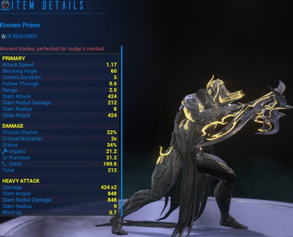 The 5 Best Melee Weapons in Warframe