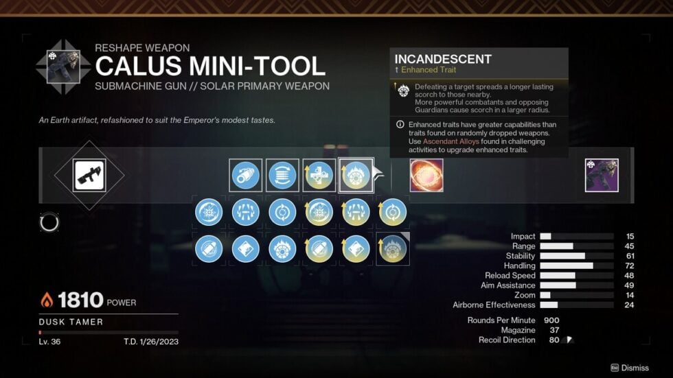 Destiny 2: CALUS Mini-Tool God Rolls and Best Perks