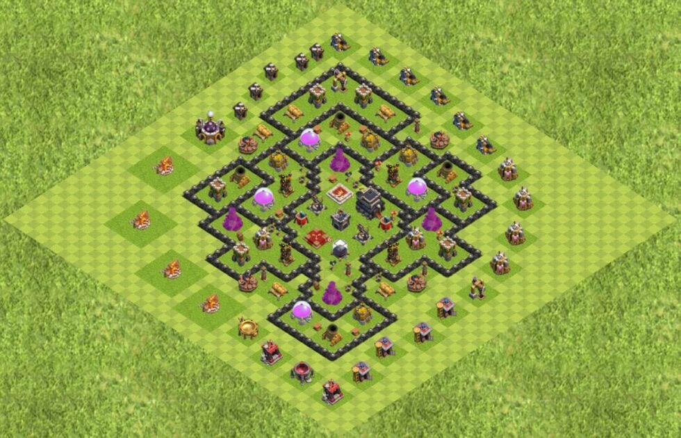 Clash of Clans: Best Base Layouts for Town Hall Level 9