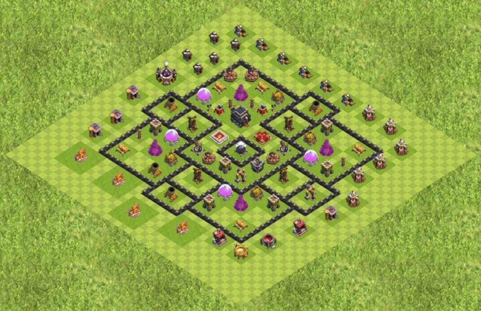 Clash of Clans: Best Base Layouts for Town Hall Level 9