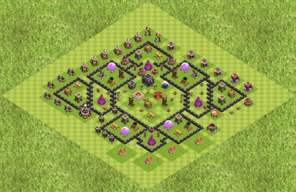 Clash of Clans: Best Base Layouts for Town Hall Level 9