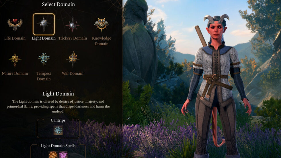 Baldur's Gate 3: Light Domain Cleric Build Guide