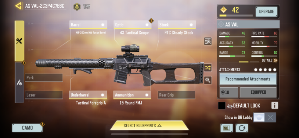 Best AS VAL Loadout Builds in CoD: Mobile