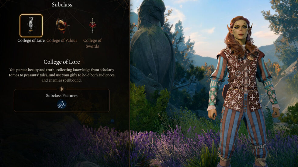 Baldur's Gate 3: College of Lore Bard Build Guide
