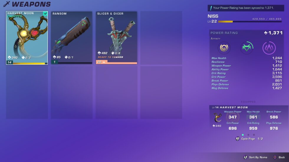Wayfinder - Weapon Crafting Guide