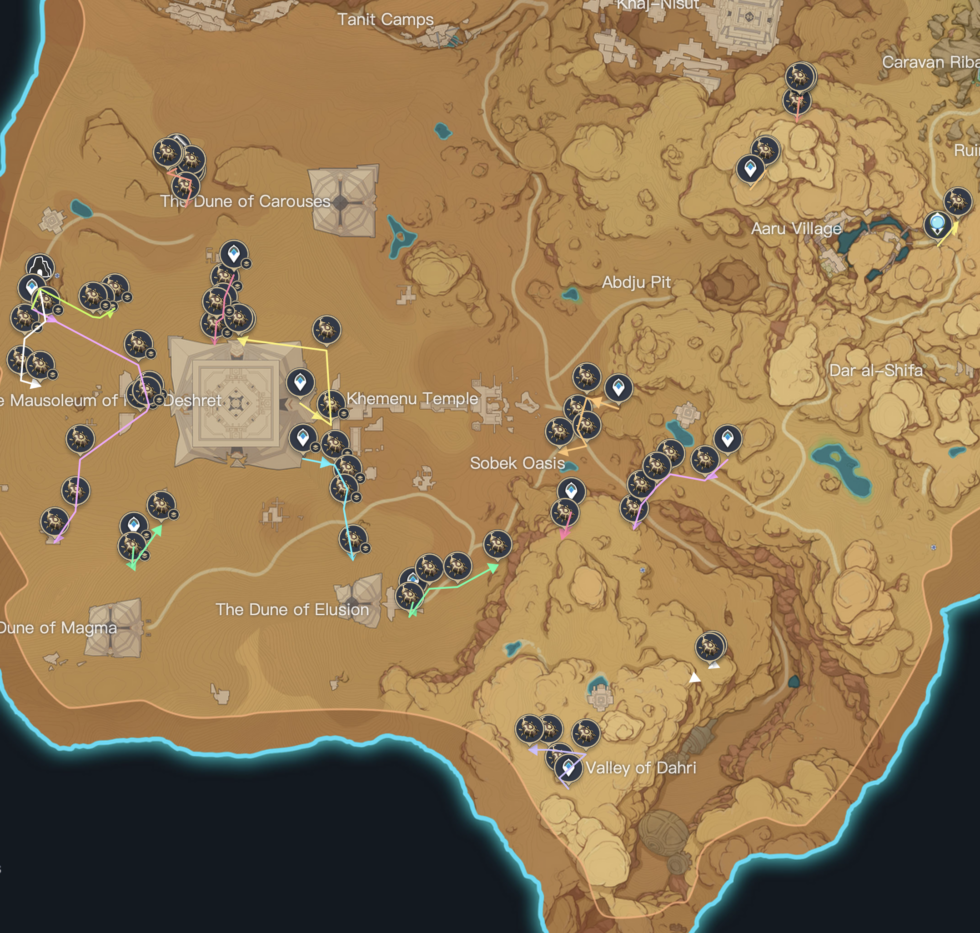 The Best Scarab Farming Routes in Genshin Impact